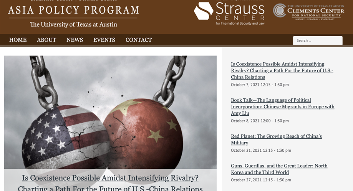 Strauss and Clements announce the launch of the Asia Policy Program | LBJ Washington Center ...